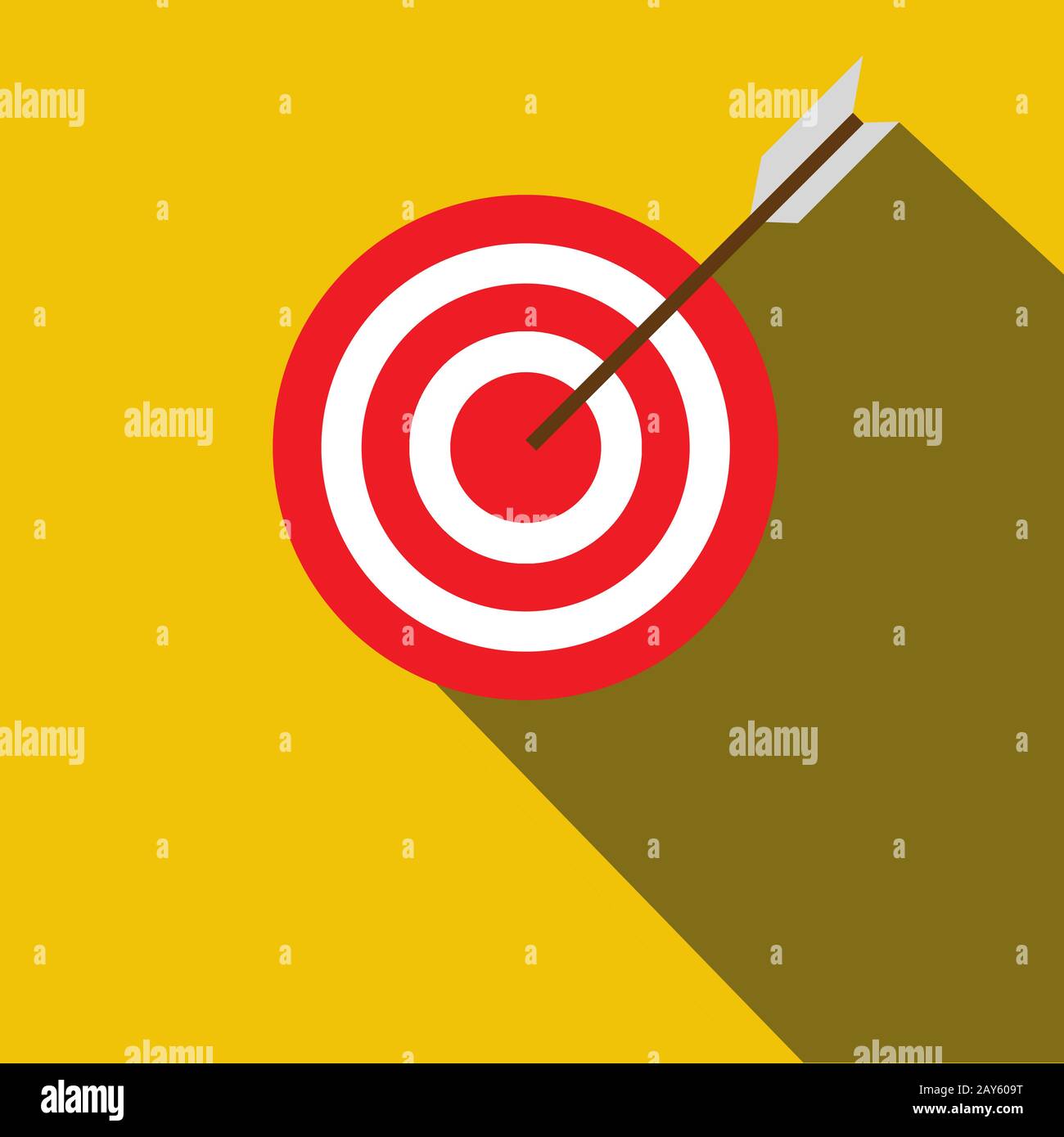 Target flat icon Stock Photo - Alamy