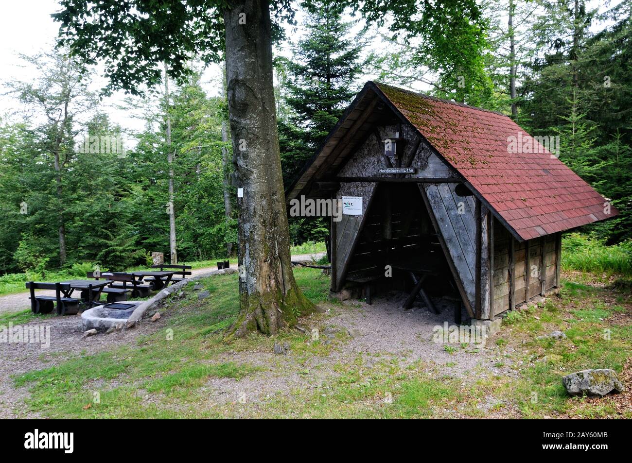 mountain hut Hohfelsen with rest and barbecue Seebach Black Forest ...