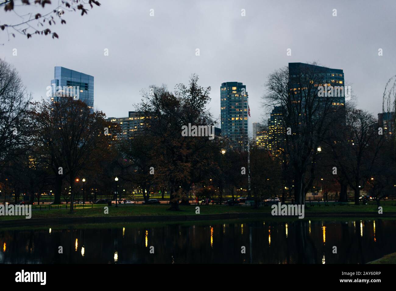 The Boston Common Park, it is the oldest city park in the United States ...