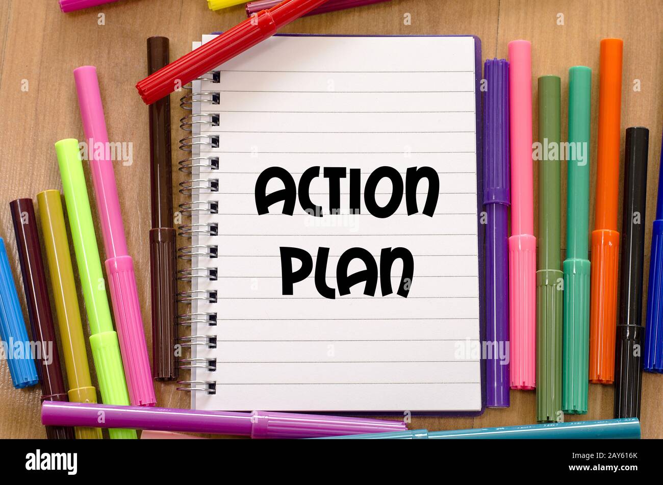 Action plan concept Stock Photo - Alamy