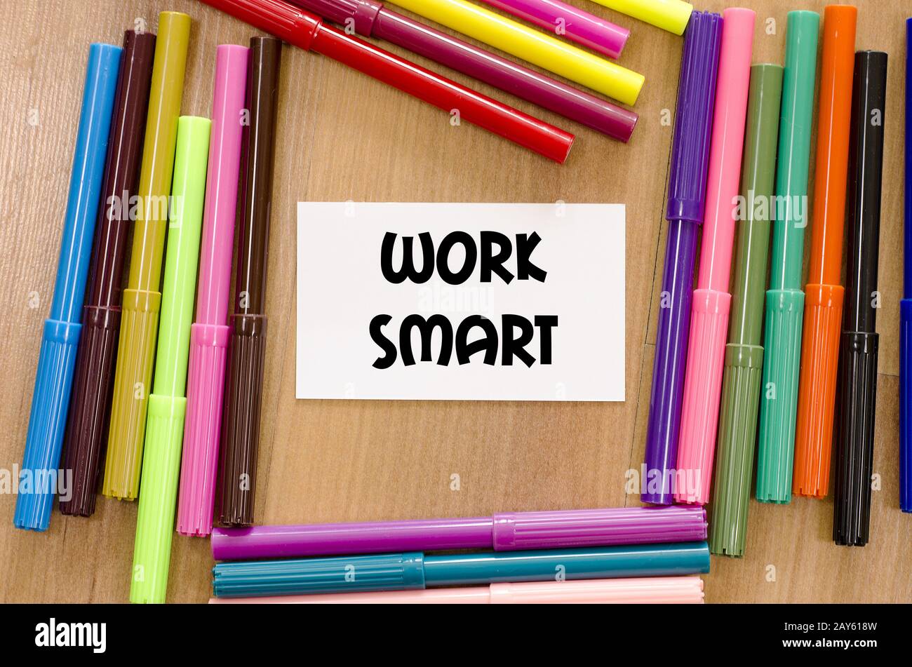 Work smart concept Stock Photo - Alamy