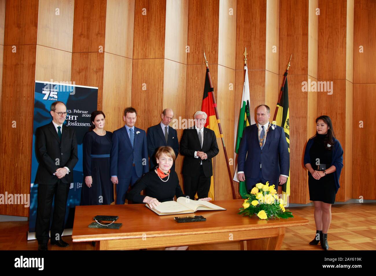 Sebastian Wood, Annett Hofmann, Michael Kretschmer, Edward Herzog von ...