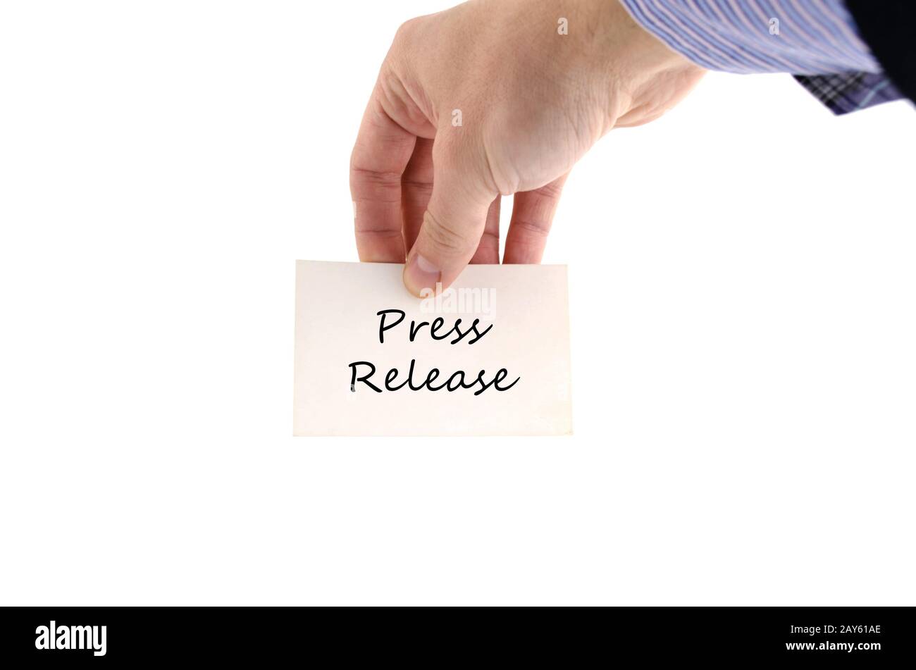 Press release text concept Stock Photo - Alamy