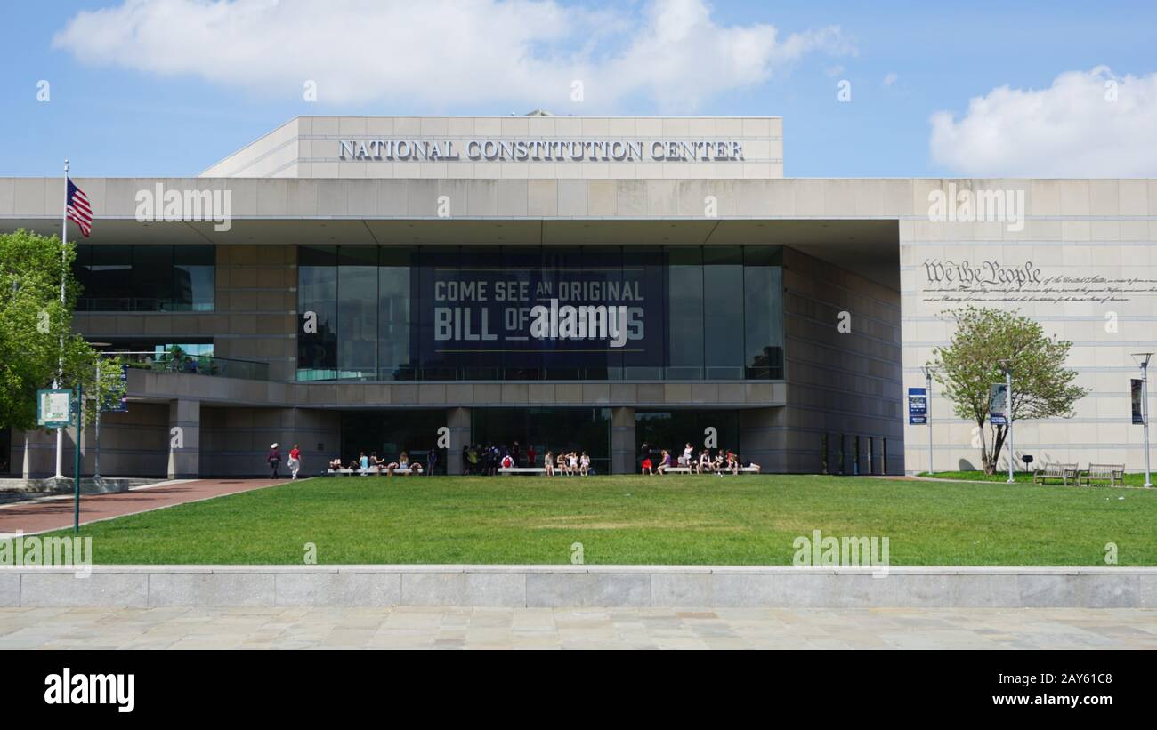 National Constitution Center located on Independence mall in ...