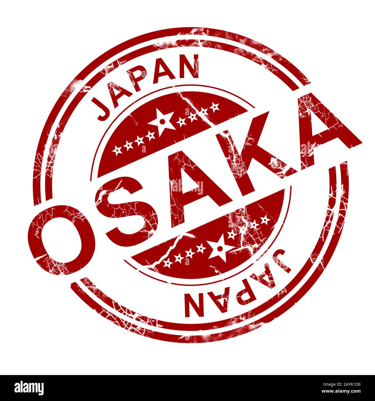 Osaka city japan Cut Out Stock Images & Pictures - Alamy