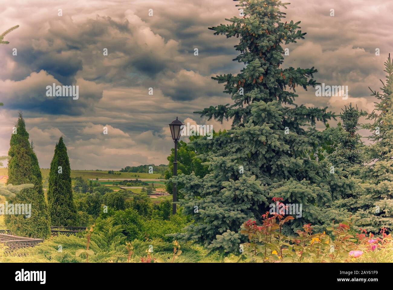 Cloudy summer weather day High Resolution Stock Photography and Images ...