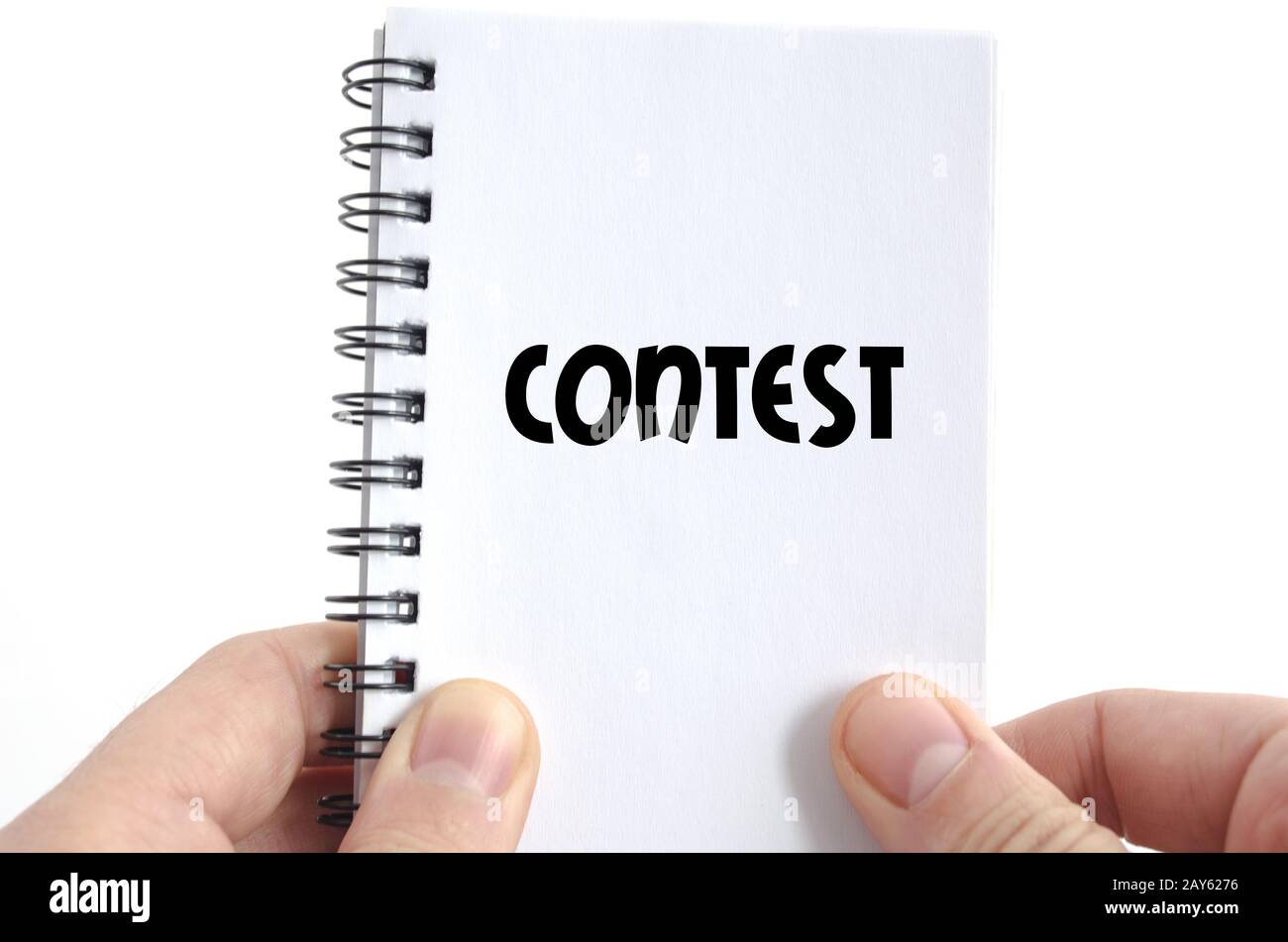 Contest text concept Stock Photo - Alamy