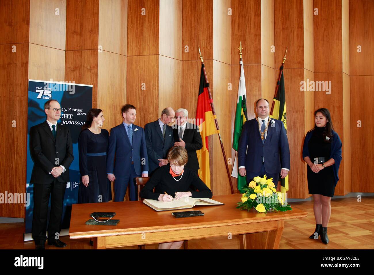 Sebastian Wood, Annett Hofmann, Michael Kretschmer, Edward Herzog von ...