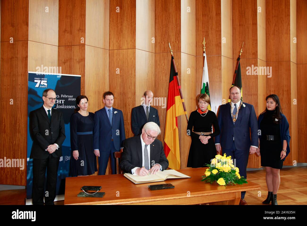 Sebastian Wood, Annett Hofmann, Michael Kretschmer, Edward Herzog von ...