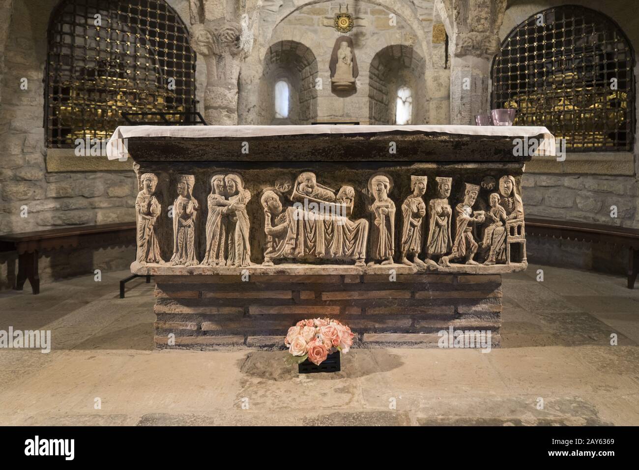 Romanesque churches in the village of Taull in the Spanish Pyrenees ...