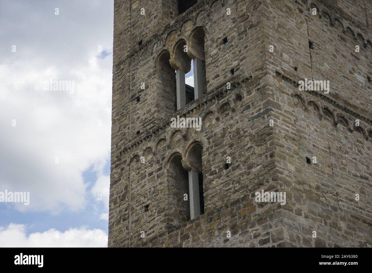 Romanesque churches in the village of Taull in the Spanish Pyrenees ...