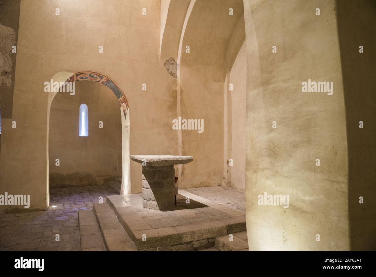 Romanesque churches in the village of Taull in the Spanish Pyrenees ...