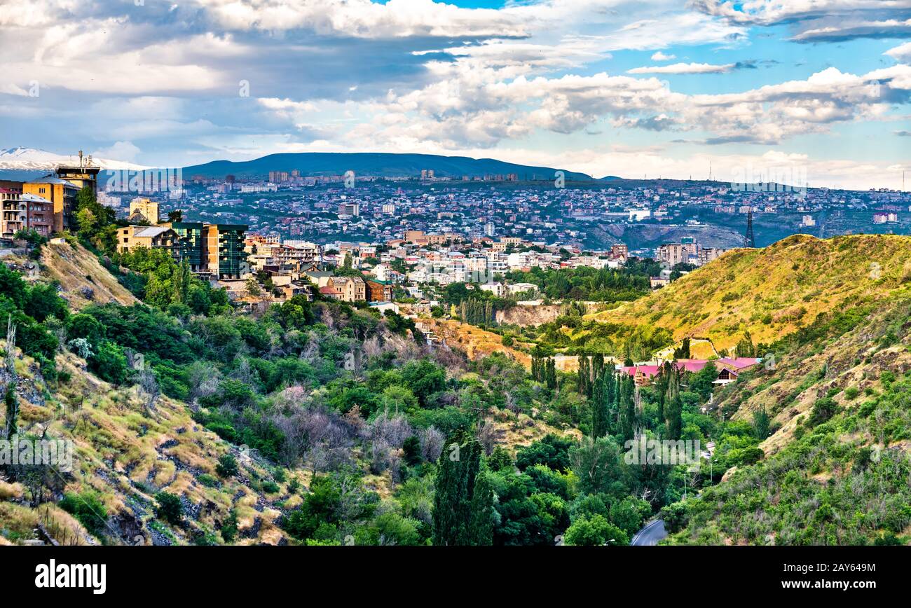 Hrazdan River Canyon in Yerevan, Armenia Stock Photo - Alamy