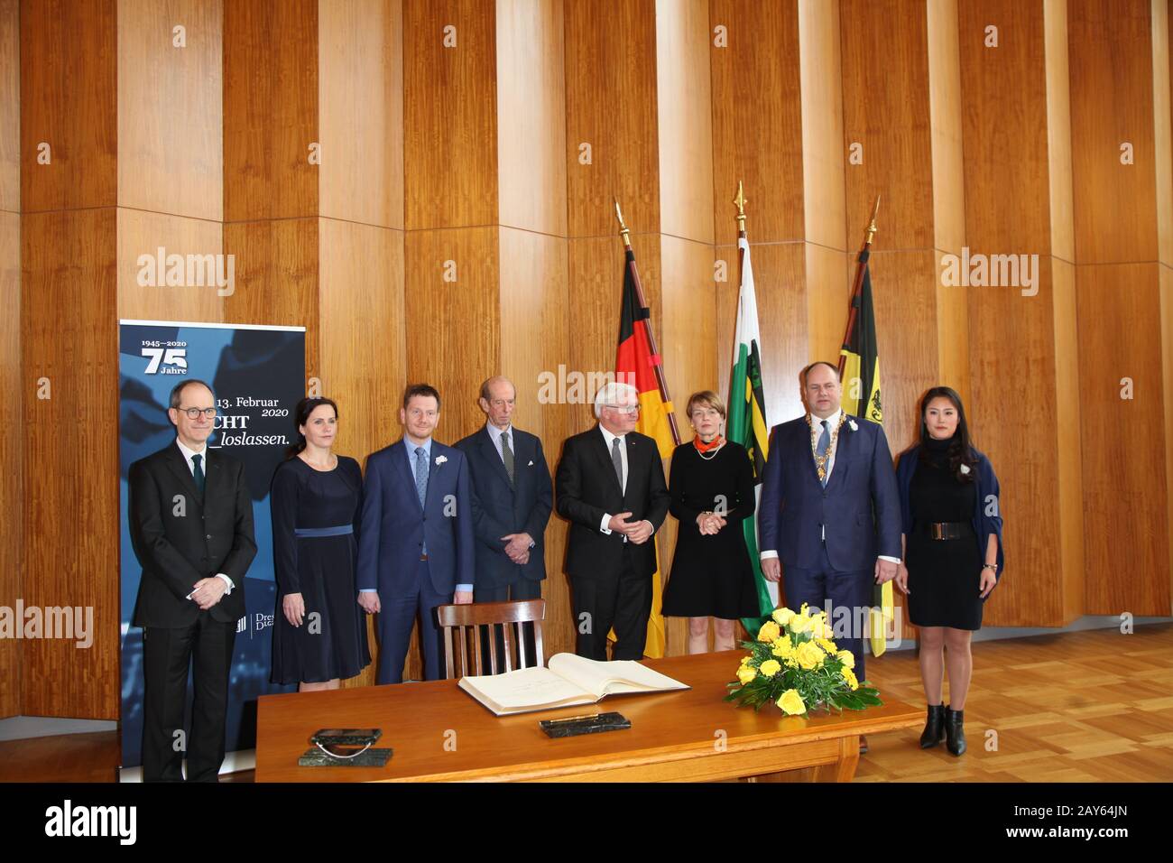Sebastian Wood, Annett Hofmann, Michael Kretschmer, Edward Herzog von ...