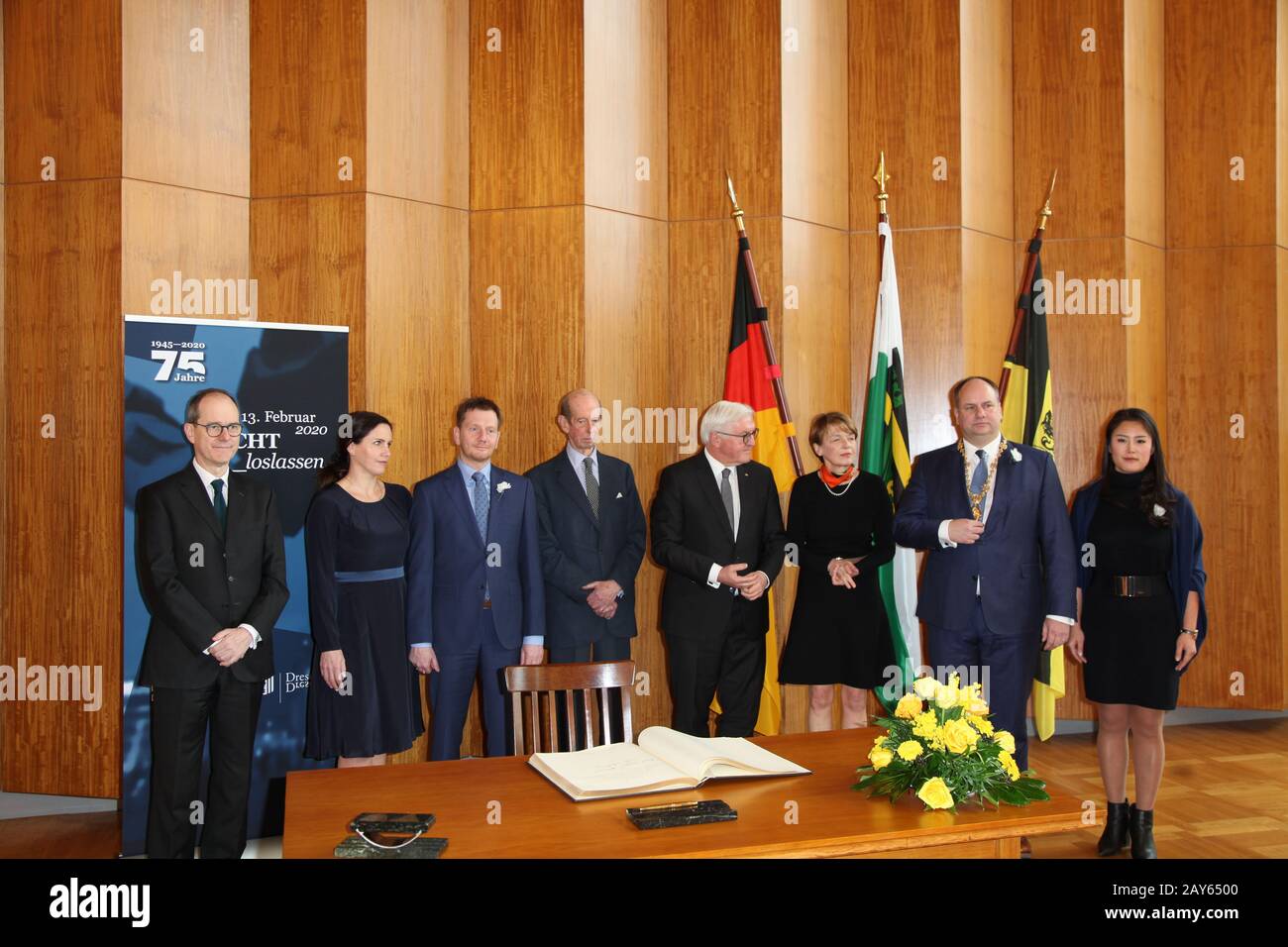 Sebastian Wood, Annett Hofmann, Michael Kretschmer, Edward Herzog von ...