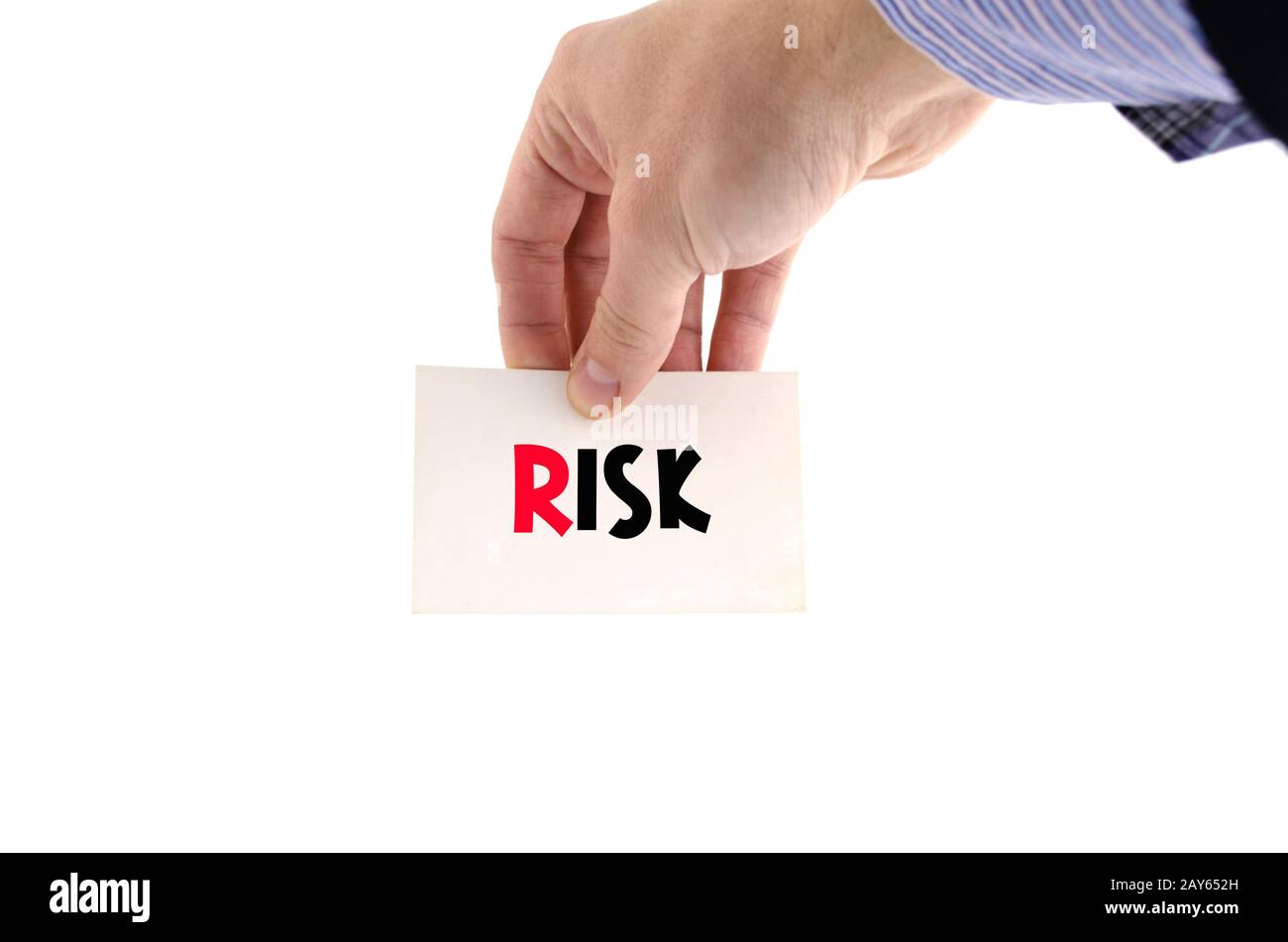 Risk text concept Stock Photo - Alamy