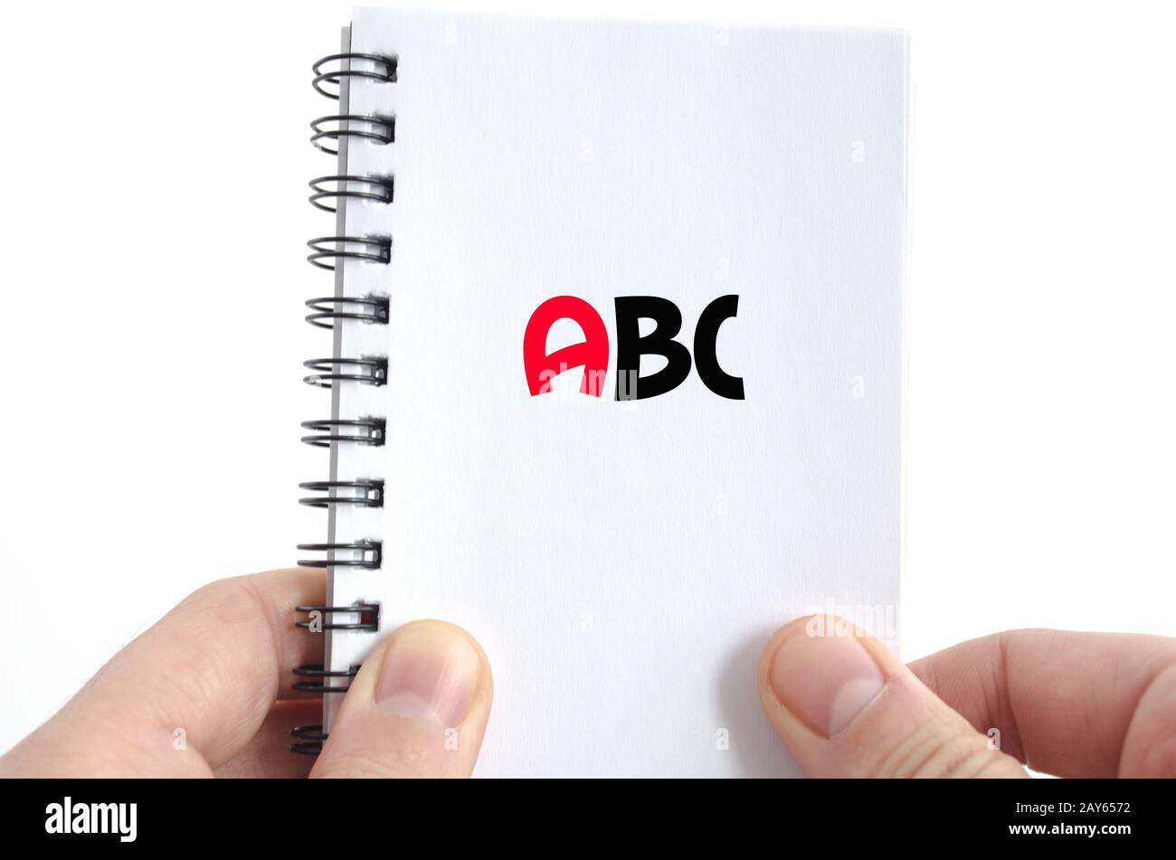 Abc text concept Stock Photo - Alamy