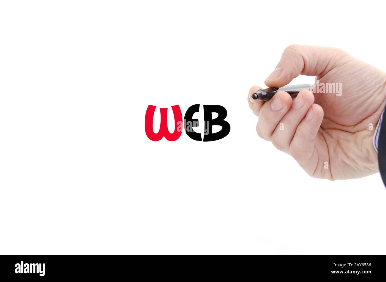 Web text concept Stock Photo - Alamy