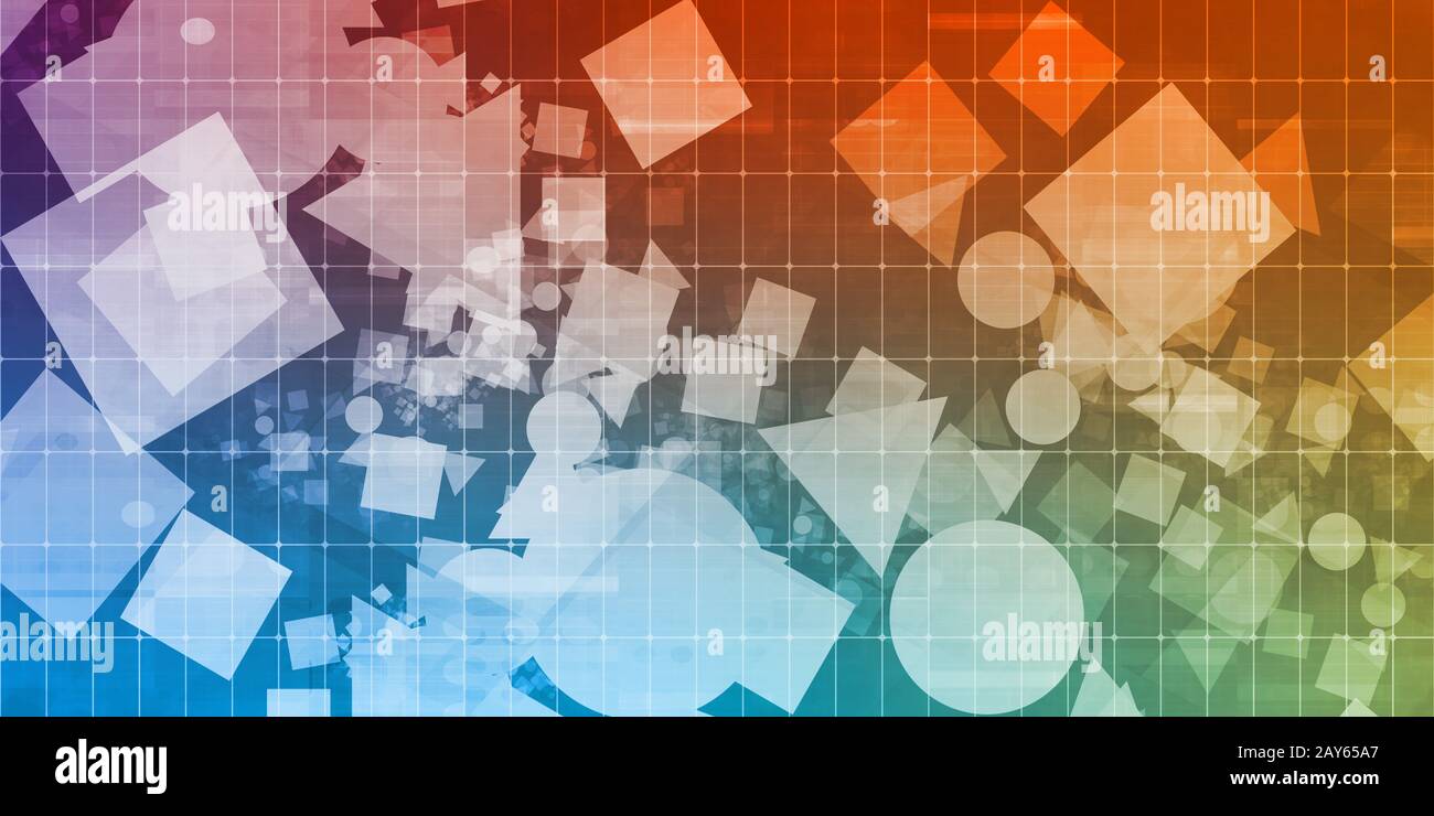 Creative Shapes Abstract Stock Photo - Alamy