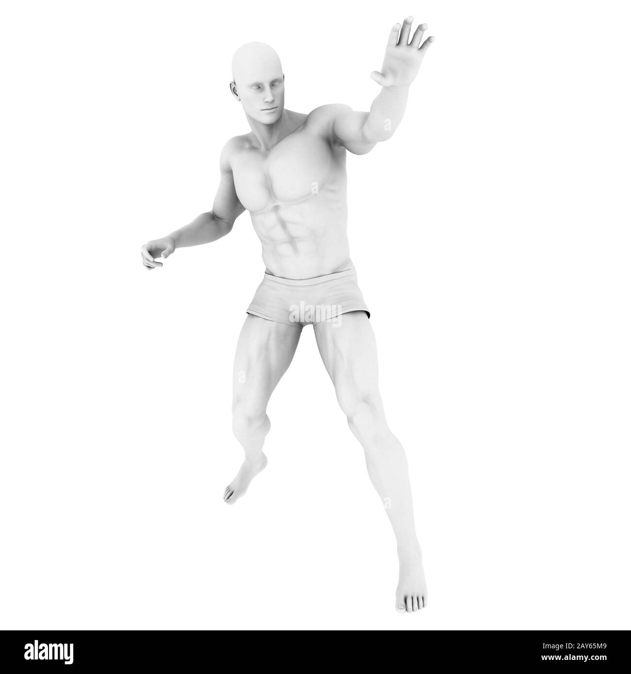 Superhero Pose Black and White Stock Photos & Images - Alamy