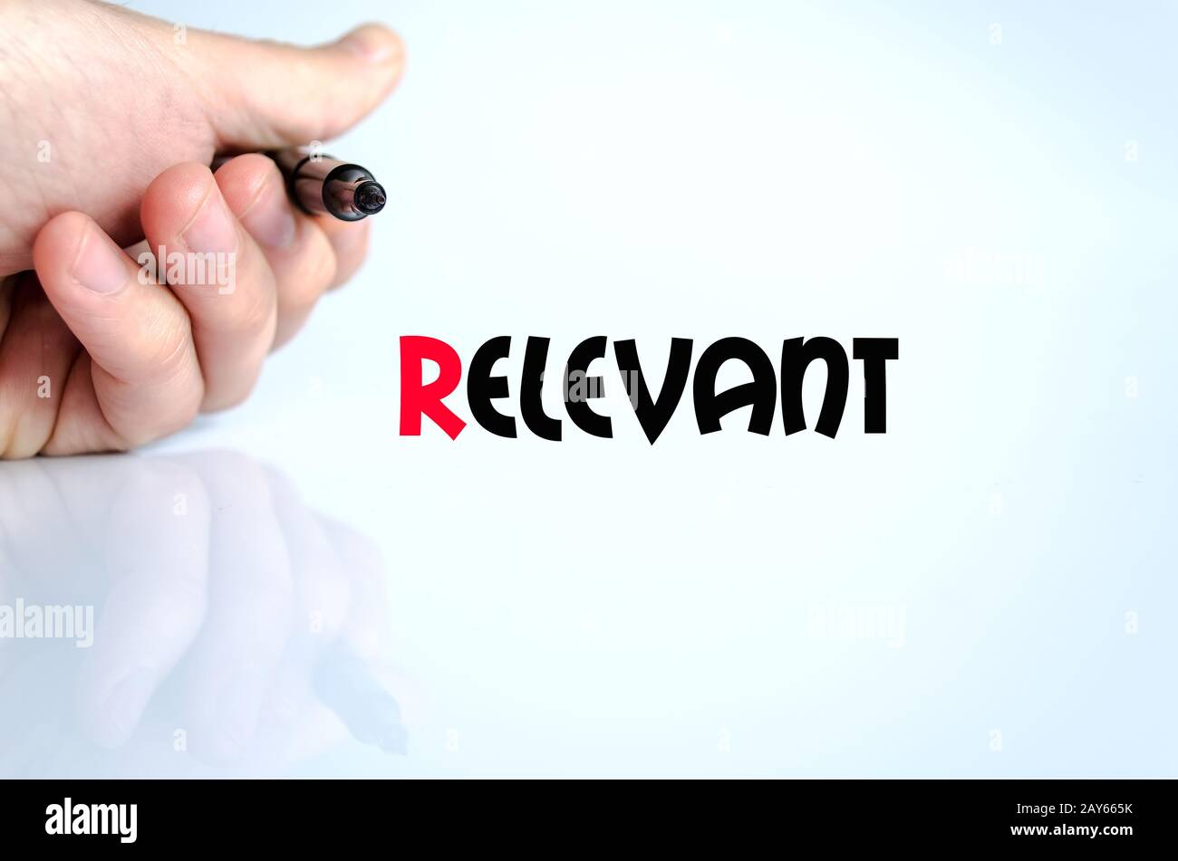 Relevant text concept Stock Photo - Alamy