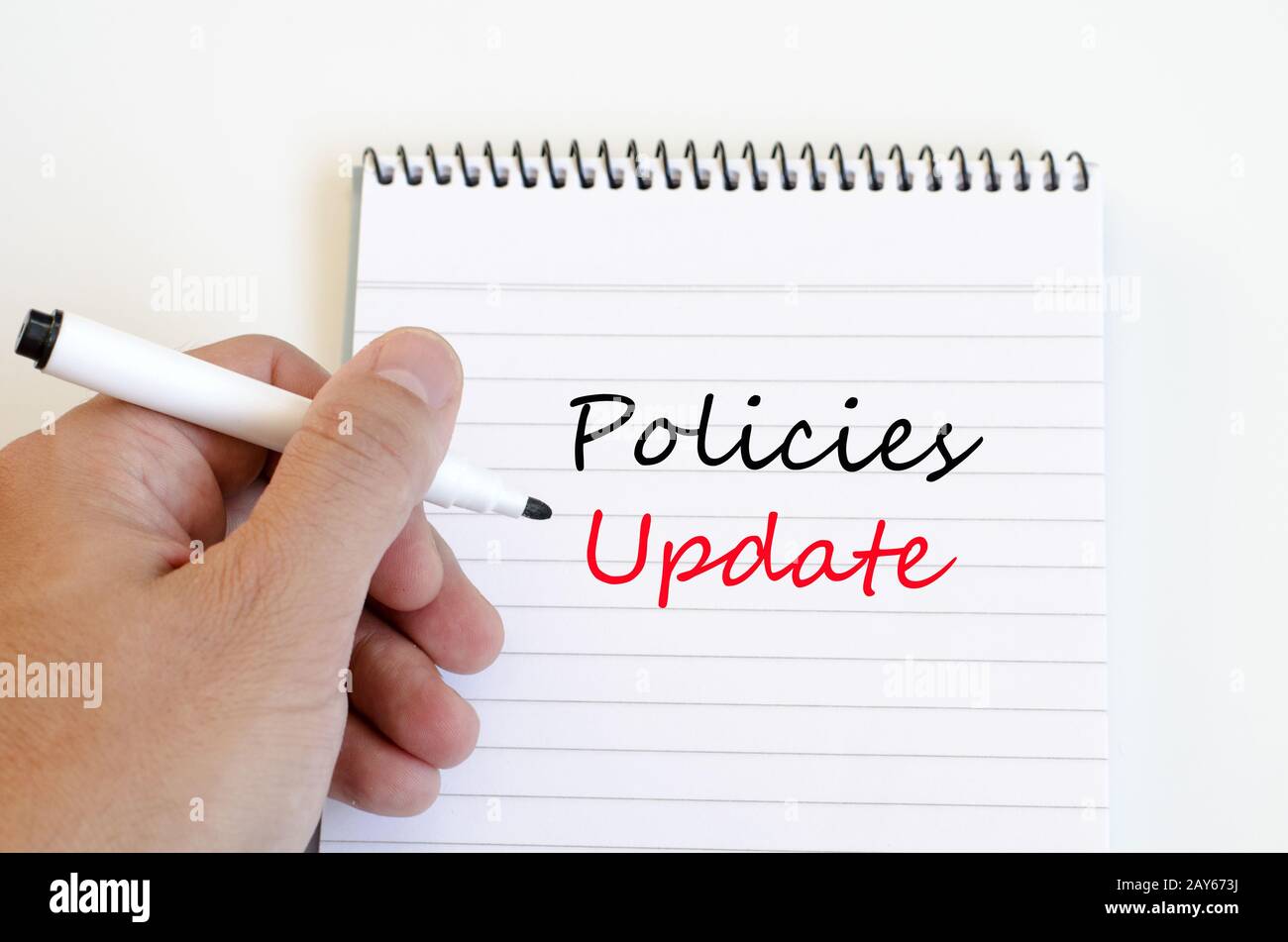 Policies update text concept Stock Photo - Alamy Policies update text concept Stock Photo - Alamy