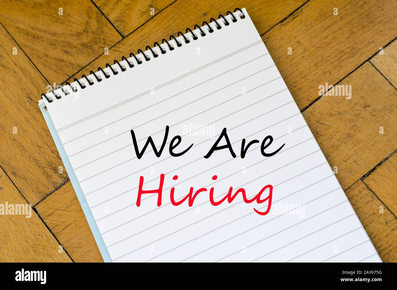 We are hiring text concept Stock Photo - Alamy