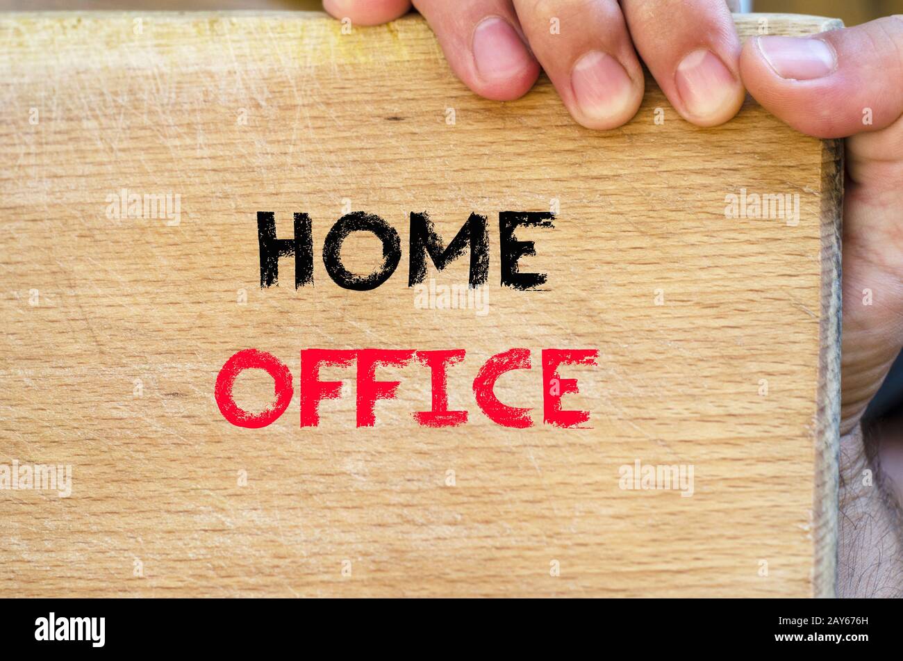 Home office text concept Stock Photo - Alamy
