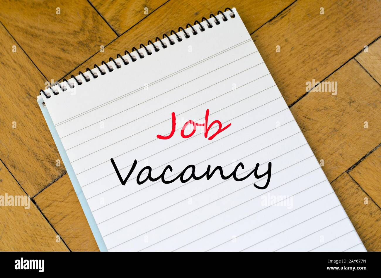 Job vacancy text concept Stock Photo - Alamy