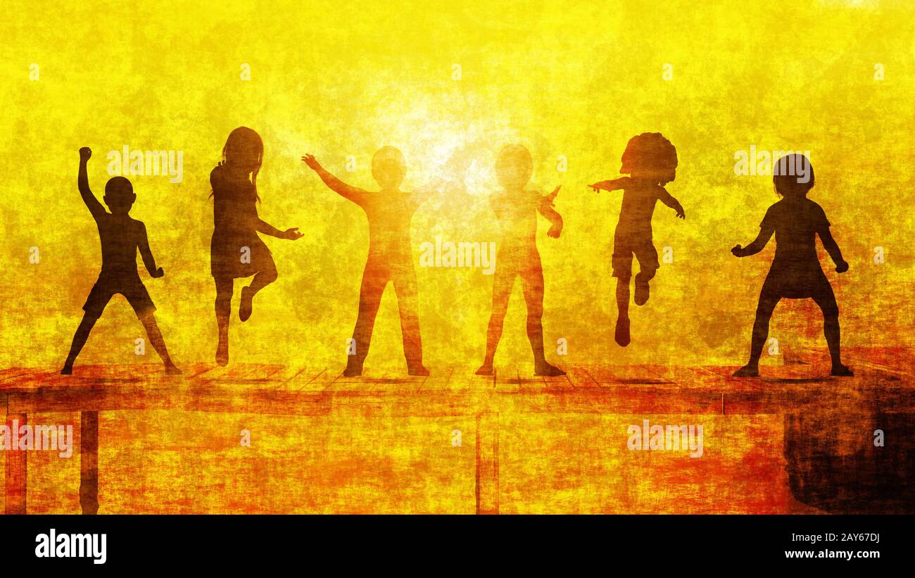 Children Having Fun Stock Photo - Alamy