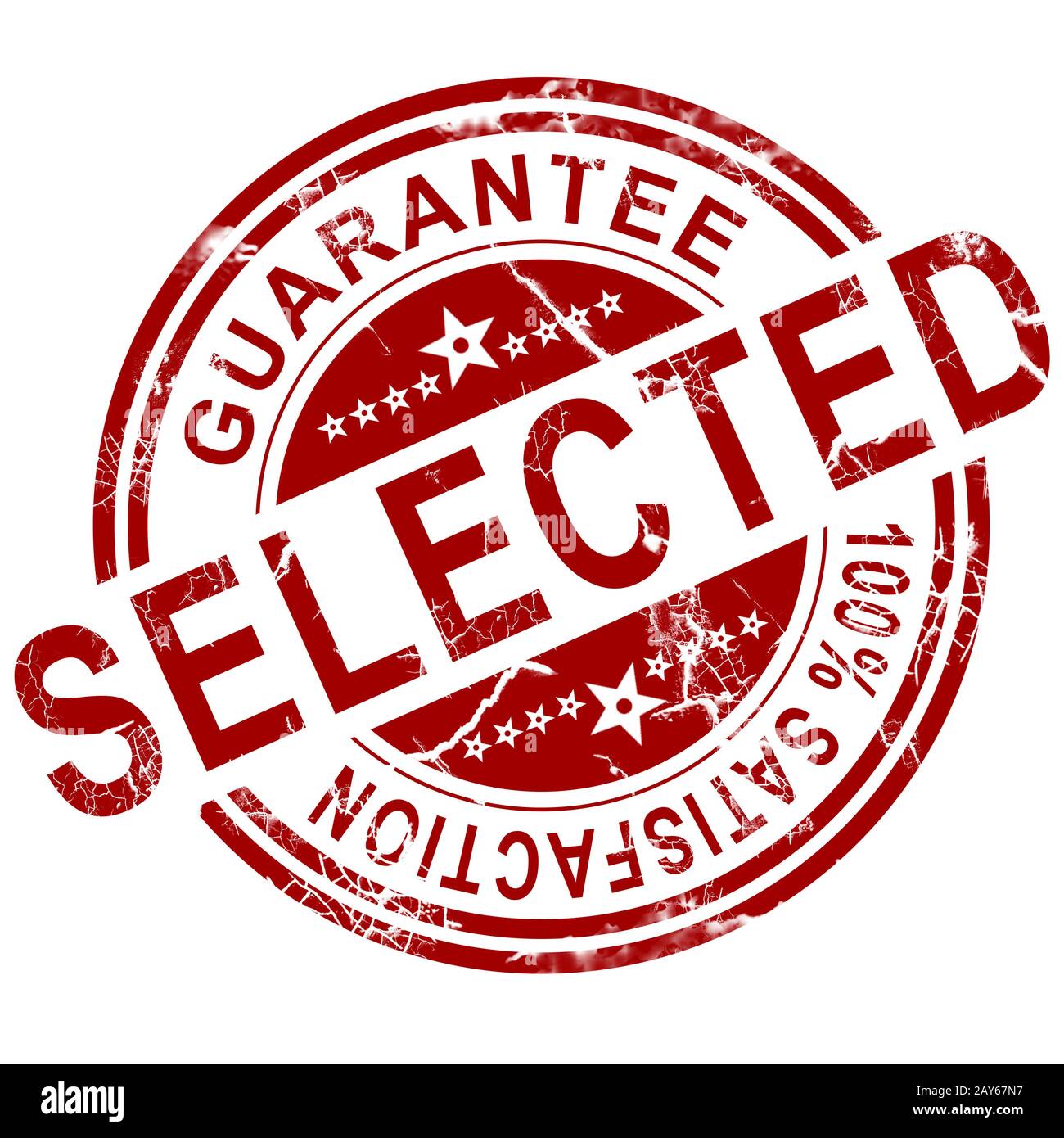 Red selected stamp Stock Photo - Alamy