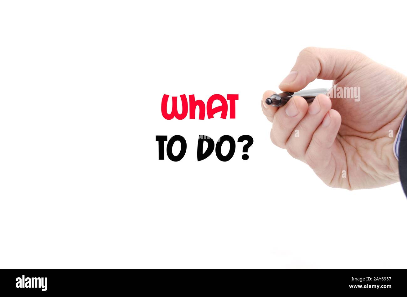 What to do text concept Stock Photo - Alamy
