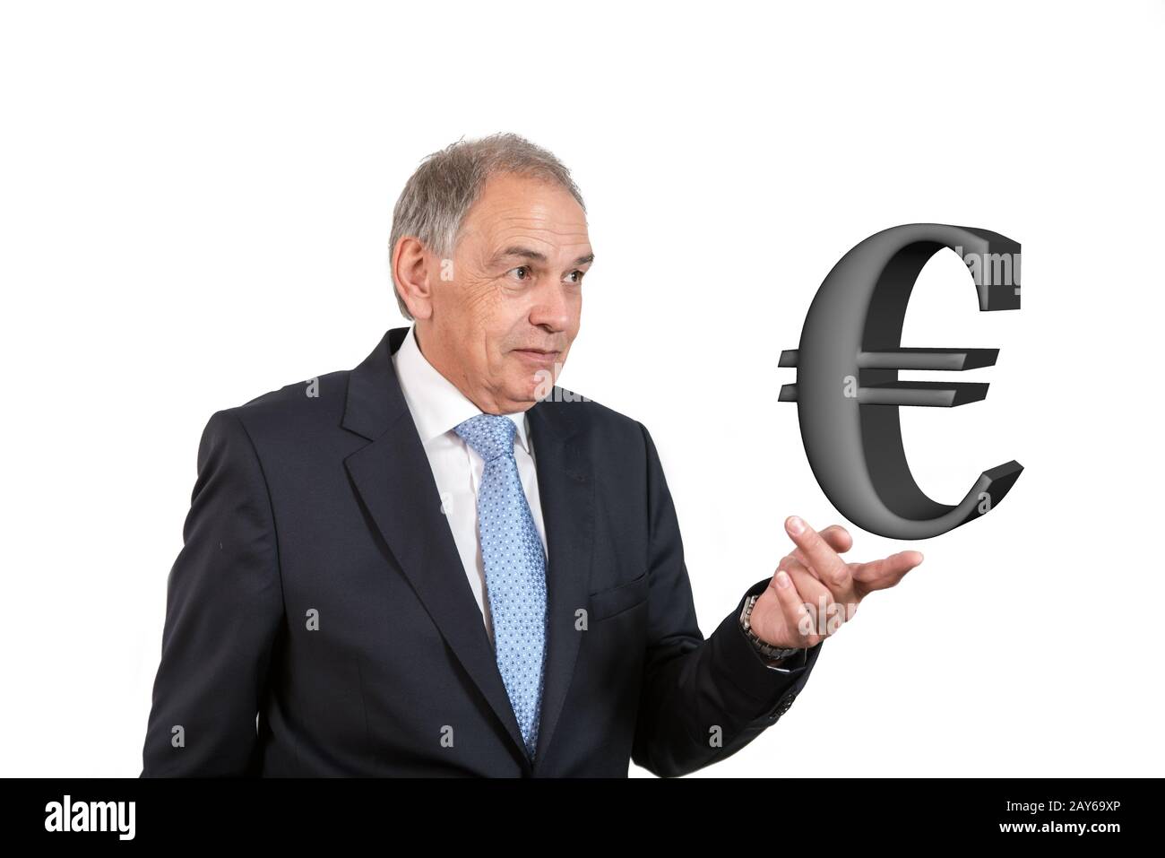 Man as an official, representative, advocate or reseller Stock Photo ...