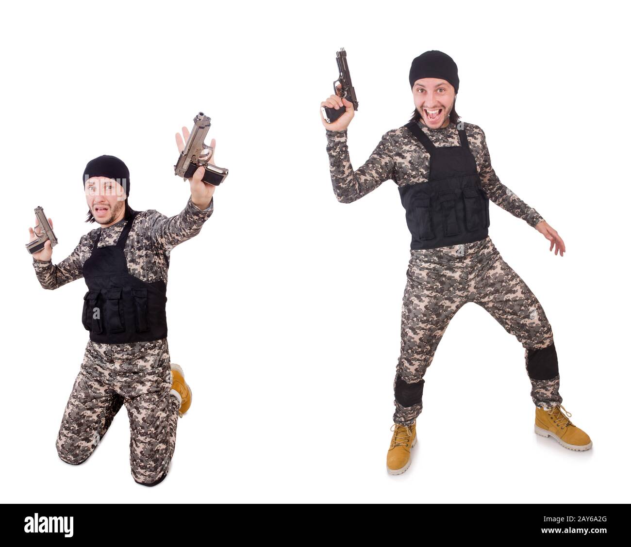 Composite soldier Cut Out Stock Images & Pictures - Alamy