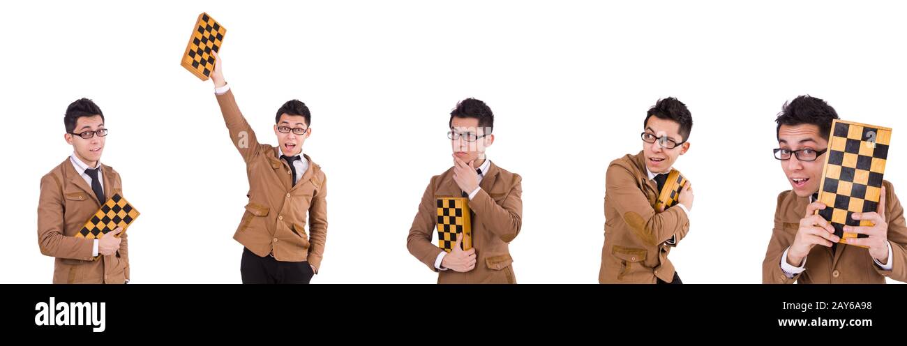 Chess player posing hi-res stock photography and images - Alamy