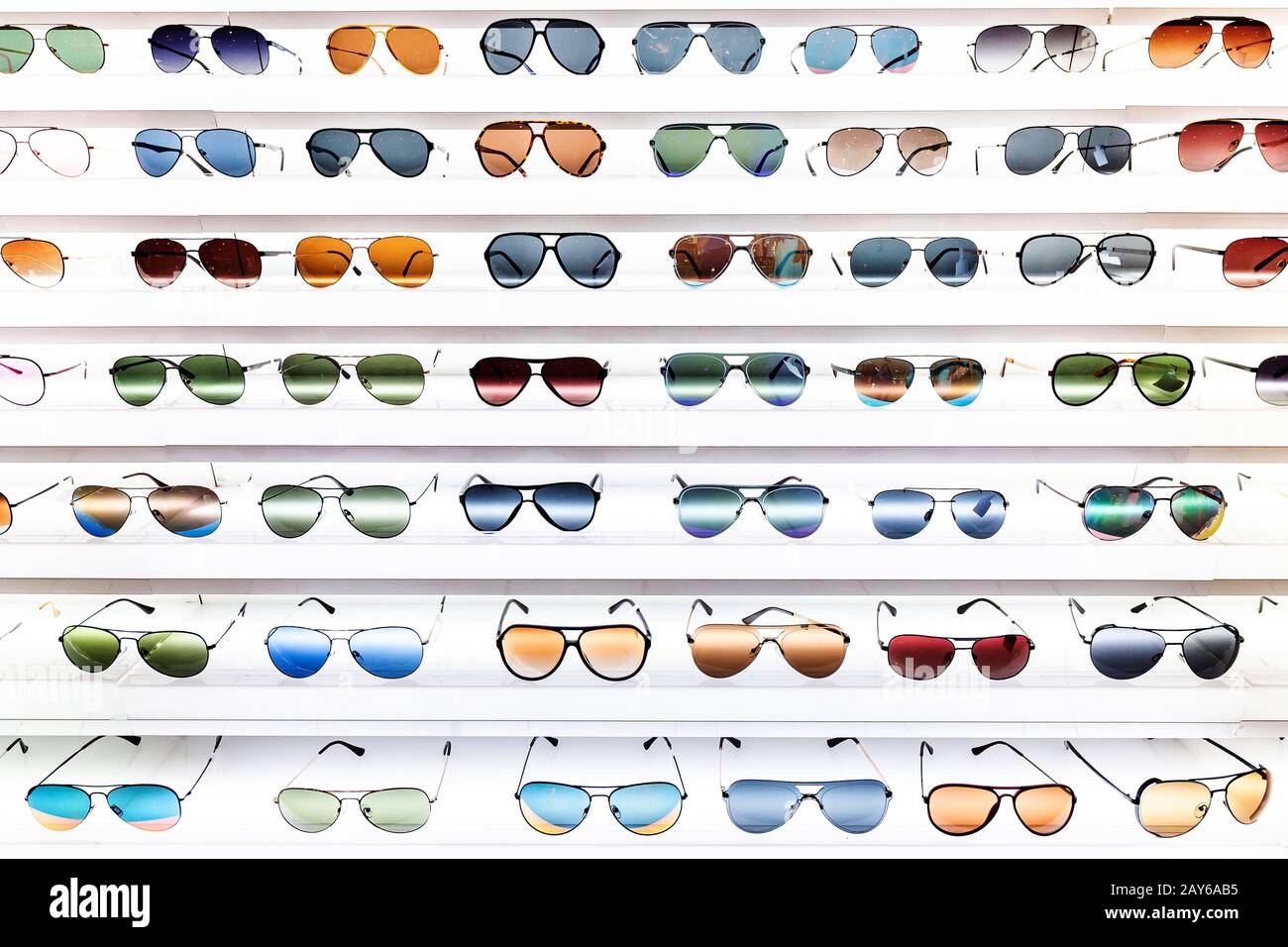 Sunglasses display window Cut Out Stock Images & Pictures - Alamy