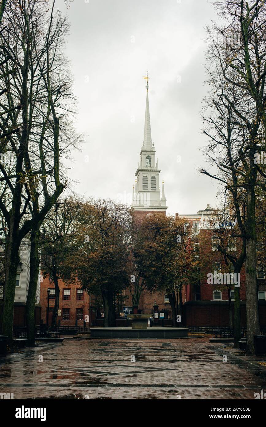 BOSTON, USA - November, 2019 Old North Church - Boston, Massachusetts ...