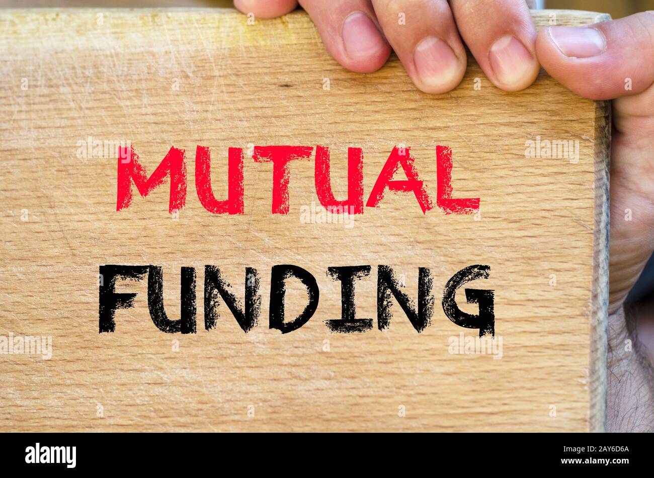 Mutual funding text concept Stock Photo - Alamy