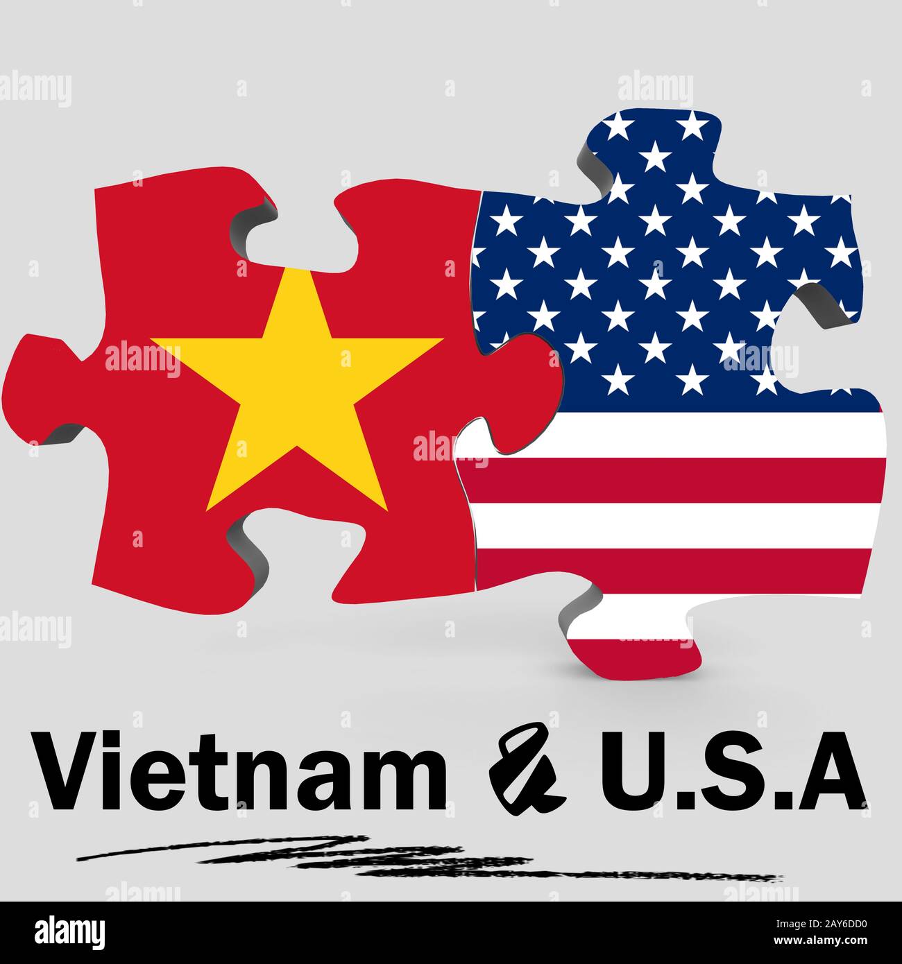 Flags united states vietnam hi-res stock photography and images - Alamy