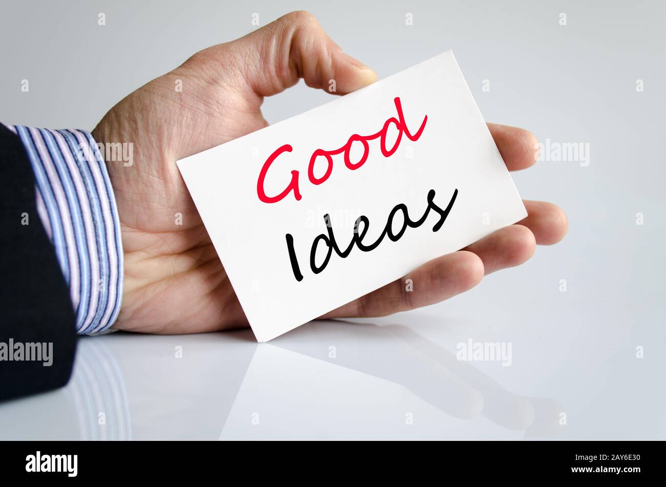 Good ideas text concept Stock Photo - Alamy