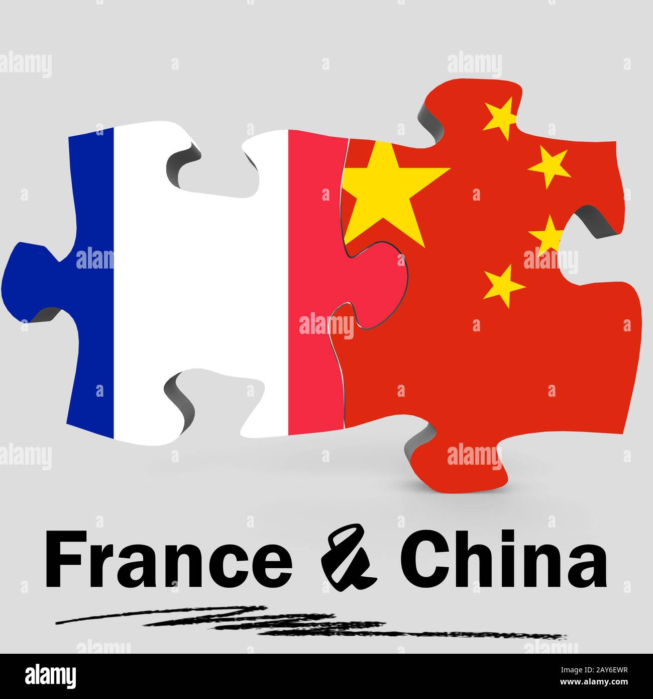 France china flag hi-res stock photography and images - Alamy