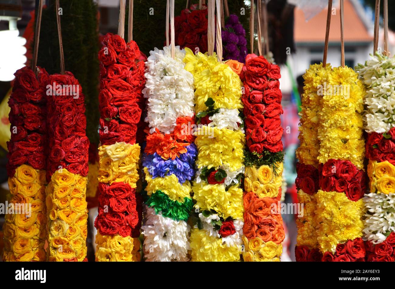 Temple Flower Decoration Festival High Resolution Stock Photography and ...