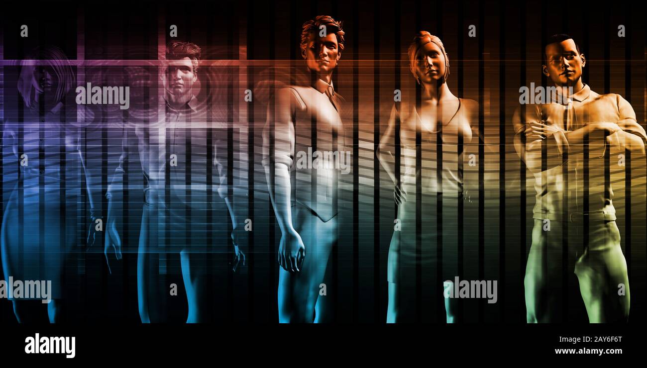 Determined Business People Stock Photo - Alamy