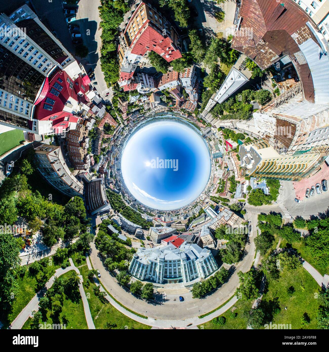 Aerial sunrise view glass exterior hi-res stock photography and images ...