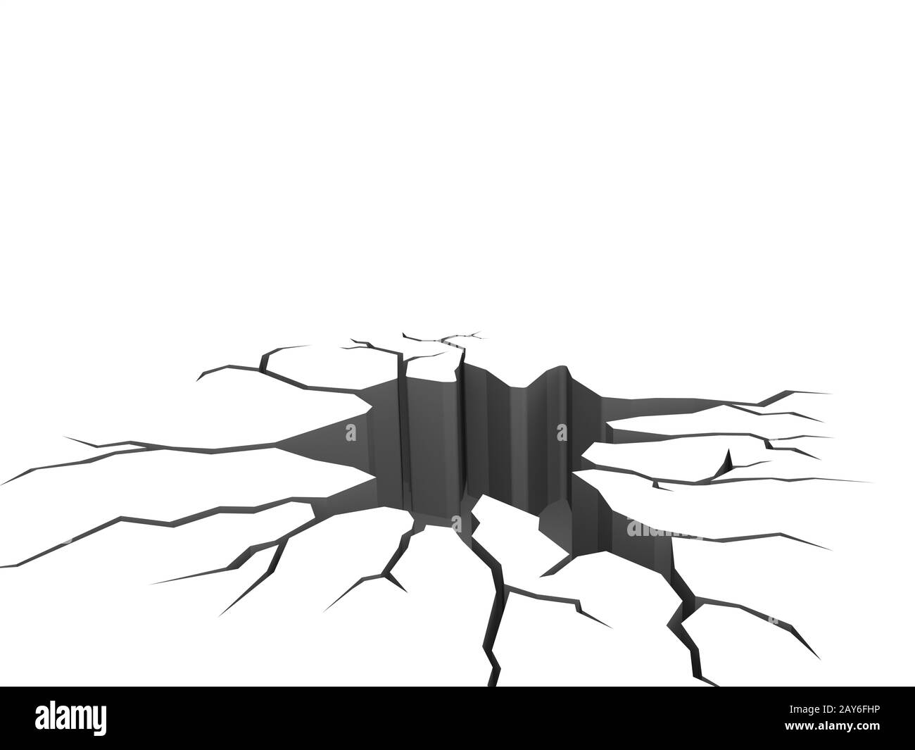 Earthquake Crack Buildings Drawing Vector Art Getty Images