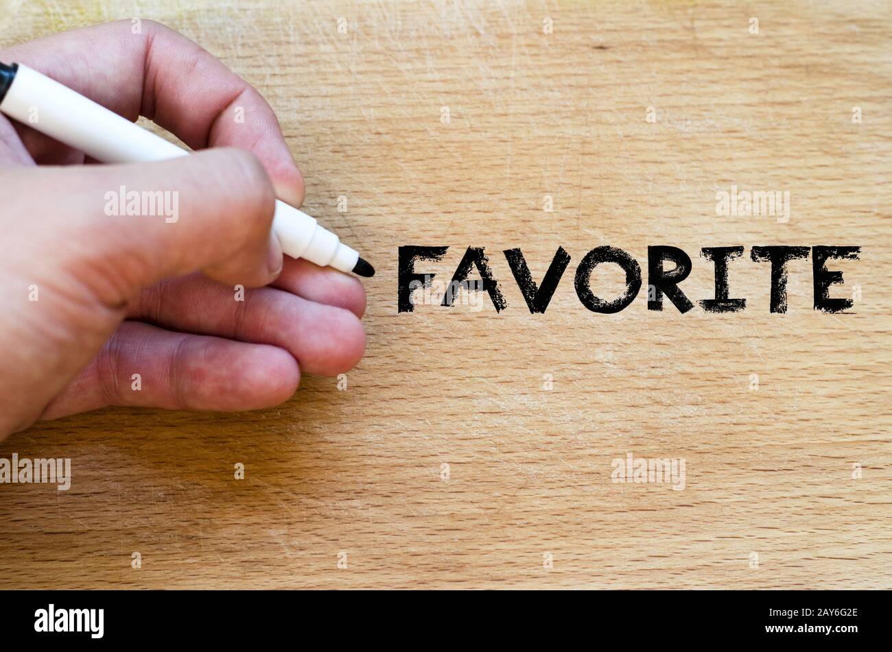 Favorite text concept Stock Photo - Alamy