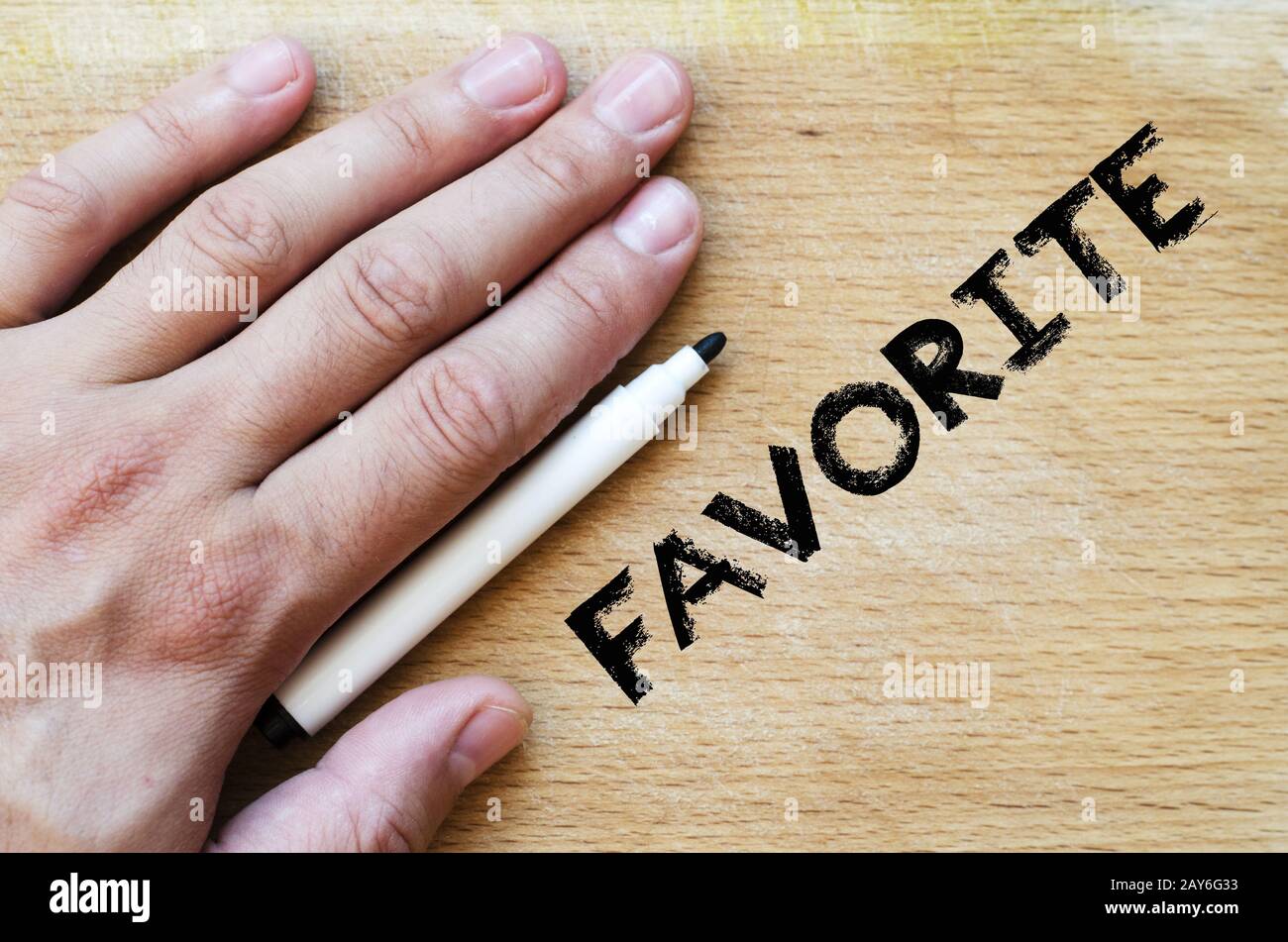 Favorite text concept Stock Photo - Alamy