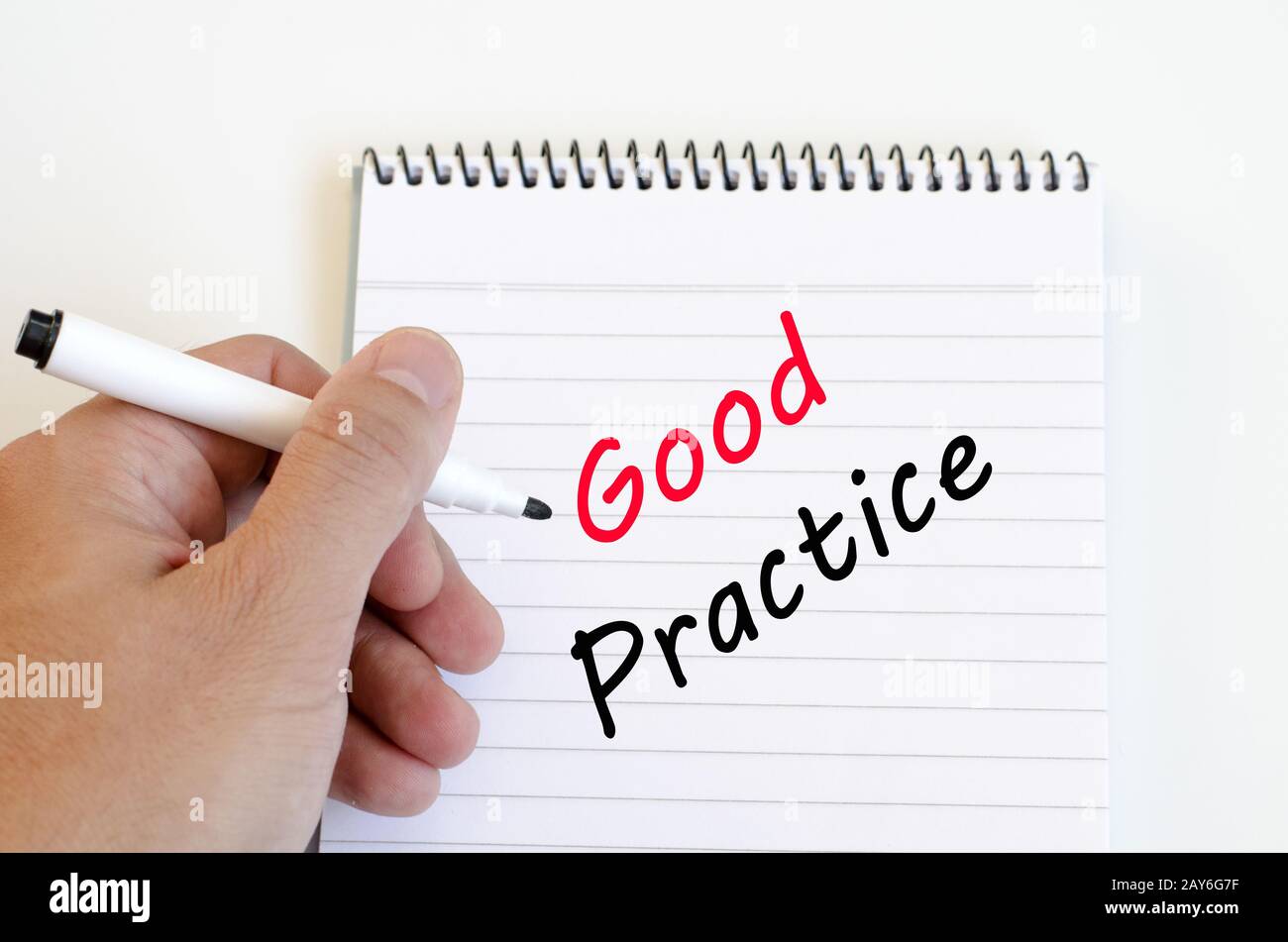 Good practice text concept on notebook Stock Photo - Alamy Good practice text concept on notebook Stock Photo - Alamy