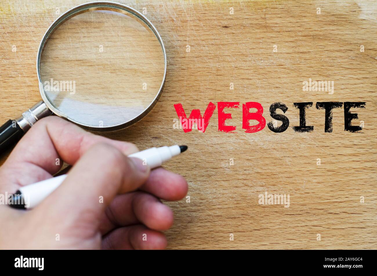 Website text concept Stock Photo - Alamy