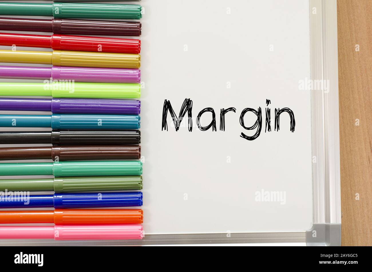Margin text concept Stock Photo - Alamy